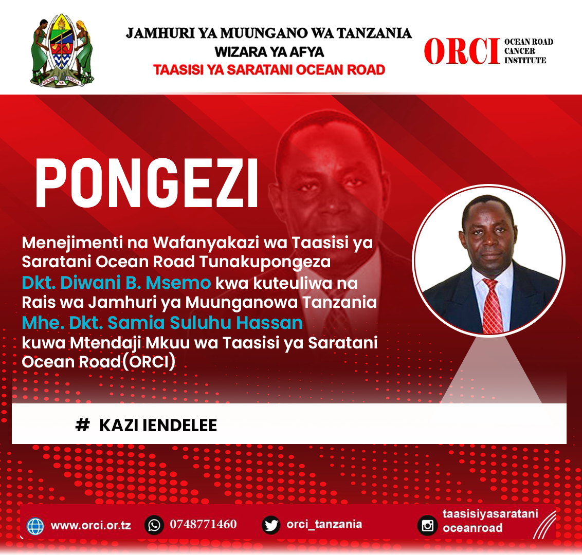 SARATANI YA TEZI DUME – Ocean Road Cancer Institute